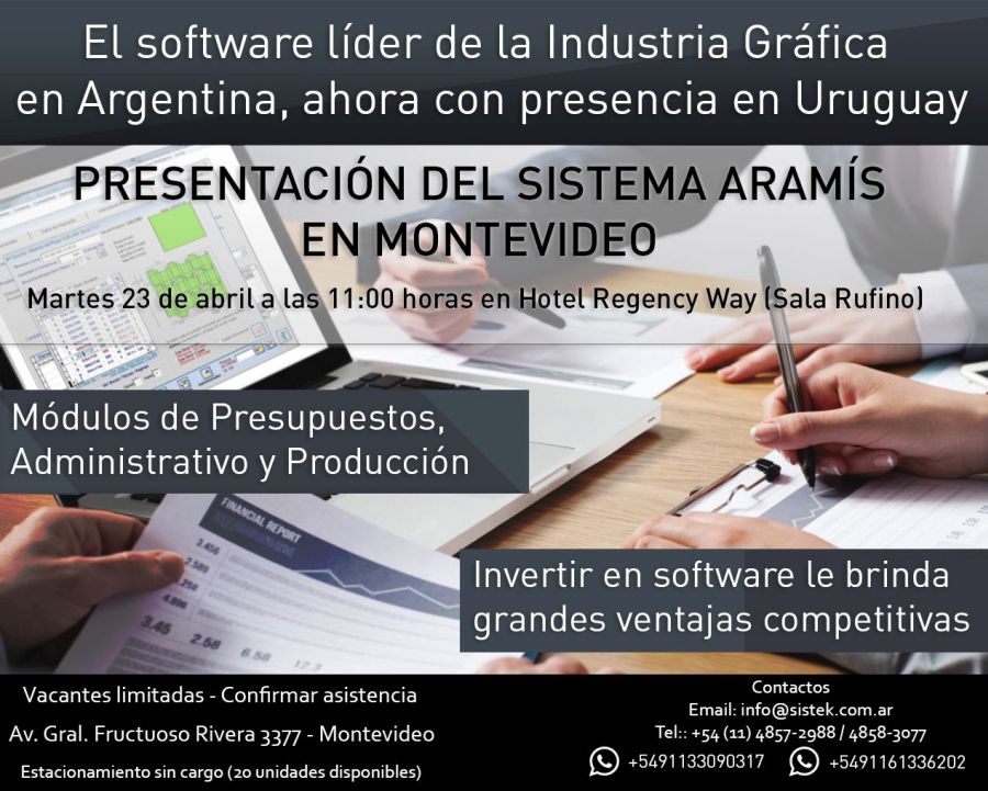 Aramís - El Software Líder de la Industria Gráfica / Sistek Soluciones ...